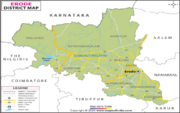 Tourist Map Guide of Erode - Chennai Orbit