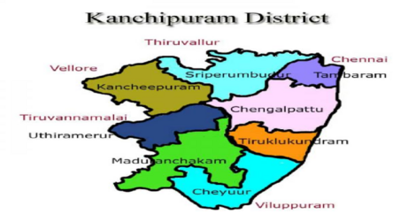 Tourist Map Guide of Kanchipuram - Chennai Orbit